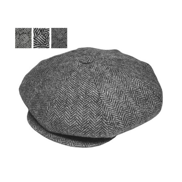 ◆New York Hat（ニューヨークハット）のNEWSBOY型ハンチングです。厚手のウール素材を使用したオシャレなデザインのハンチングです。【商品スペック】カラー：Grey素材：ウール素材頭周り S：約55cm / M：約57.5cm ...