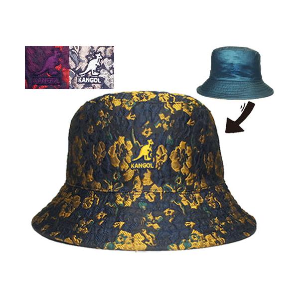 ◆リバーシブル仕様のバケットハット。表はフローラル柄のジャガード生地を使用し裏はシャイニーな撥水リップストック生地を使用。エレガントとスポーティーの両方楽しめる個性が光るアイテム。カラー：MARINETEAL CRANBERRY MOONS...