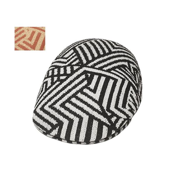 ◆2色のコントラストのある糸を編んだ幾何学柄がが目を引くハンチング。シャープなシルエットと深めのクラウンの507型を採用。 シンプルなコーディネイトに被るだけでも、旬のスタイルに仕上げてくれるハンチングです。カラー：MOONSTRUCK/B...