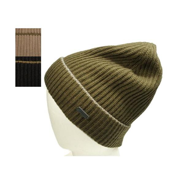 ◆カフ上部にラインが配色されたリブニットです。秋冬ラインでの登場ですが、真夏以外は十分お使い頂けます。ロゴが刻印された金具がちょっとしたアクセントになっていてコーディネートしやすくシンプルなデザインですのでトレンド無く長くお使い頂けます。カ...