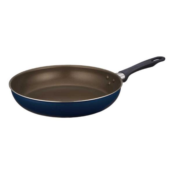 デュラブルシリーズフライパン KFI-028 NVY ネイビー●焦げ付きにくく長持ちな軽量フライパンです。重さ約600gの軽量タイプなので、負担が少なくスムーズに調理出来ます。耐摩耗性デュラブルコートで、焦げ付きにくく長持ち。お料理がキレイ...
