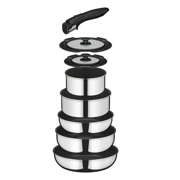 THERMOS サーモス 取っ手のとれるフライパン8点セット FA KSF-8A ステンレスS IH対応 ガス火対応 キサーモス 取っ手のとれるフライパン8点セット FA KSF-8A ステンレスS ●フライパンと鍋を含む充実の8点セットで...