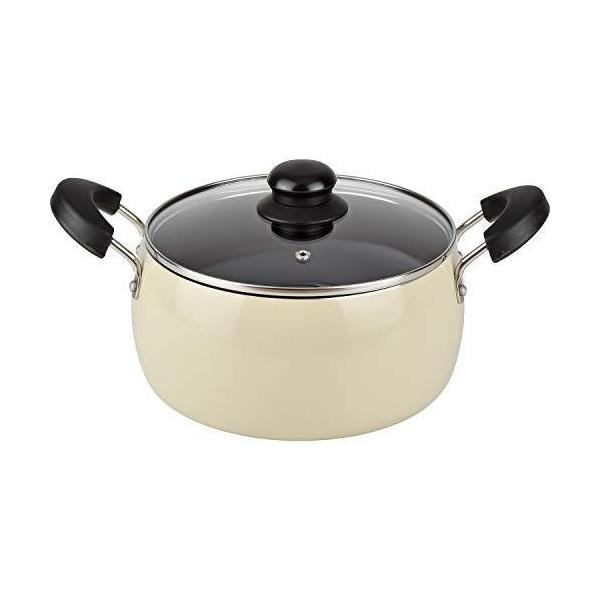 コロージュ　ＩＨ対応両手鍋２２ｃｍ　　Ｒ●丸みのある本体が対流を生み出して、対流効果で「かきまぜ」サポート。 ●ふきこぼれにくいので、麺類を茹でるのに最適です。JANコード  4903779117060 サイズ(約)幅 33 × 奥行 22...