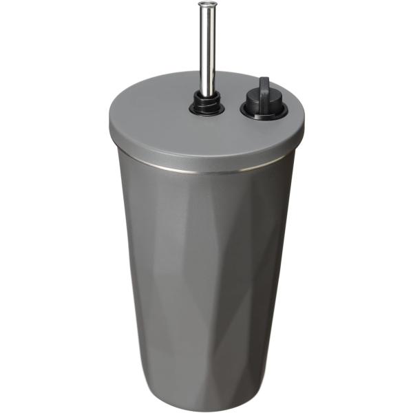 和平フレイズ ストロー付 タンブラー 570ml チャコール 2WAY 保温 保冷 ステンレス 真空断熱 toto トートトロー付 タンブラー 570ml アイボリー●持ち運びしやすいストラップ付でラクラク移動、ストローを本体に収納して持ち...