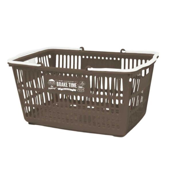 錦化成 エコブラックバスケット１０ BR 31L ブラウン ショッピング バック 買い物かご アウトドア 便利エコブラックバスケット１０ BR●買い物かごとしてちょうど良いサイズのバスケット●レジ袋に商品を入れ替える手間も省けそのまま車に積...