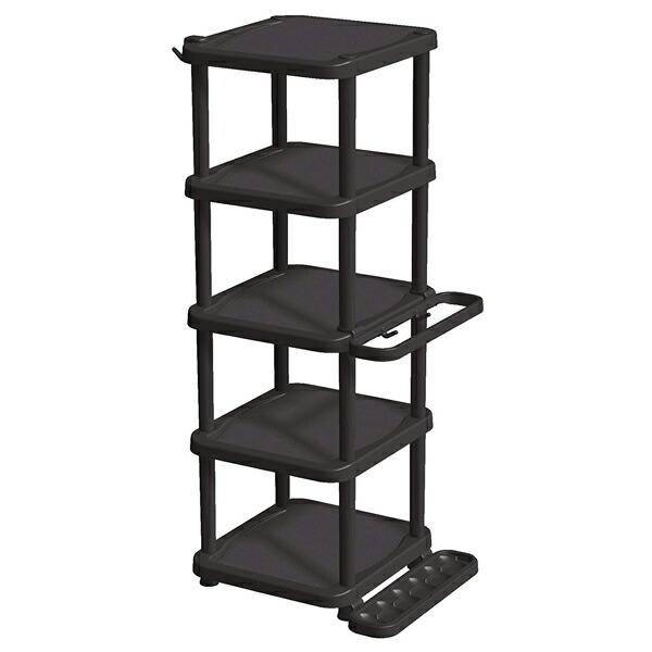 かさばる靴もすっきり置ける収納棚かさばる靴もすっきり置ける収納棚。小物を掛けておくのに便利なフックが1個付属。フック不要の場合は付属のキャップに付け替えられます。傘立てリング・水受けが付いているので、大きな傘から折り畳み傘まで立てて置けます...