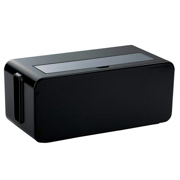 ゴチャゴチャしているコードやタップを入れてスッキリ目隠しサイズ:約26.8x12.4x11.1cm本体重量:約400g素材・材質:スチロール樹脂・エラストマー樹脂原産国:日本●コードやタップのゴチャゴチャを目隠し、ホコリから守る●透明フラッ...