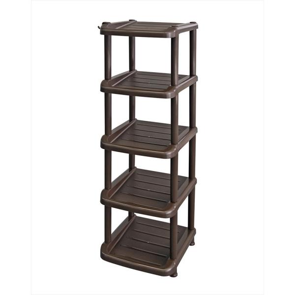 ●靴箱に入りきらない靴、普段使いの靴の収納にK-シューズラック5段シングル BR●靴箱に入りきらない靴、普段使いの靴の収納に●多段なので場所を取りませんカラー ブラウンJANコード 4906137964917サイズ 約30×31×90.3c...