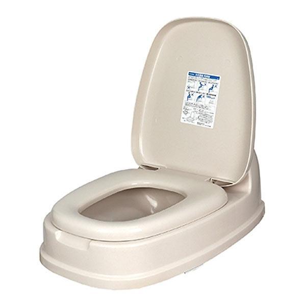 工事不要、段差のある和式トイレにかぶせるだけで洋式トイレとして使用することができます。抗菌加工を施しているので、清潔に使えます。段差のある両用式の和式トイレ用腰掛け便座工事不要、段差のある和式トイレにかぶせるだけで洋式トイレとして使用するこ...