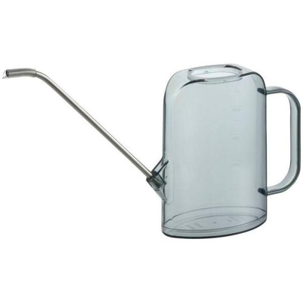 グレースレクタングルピッチャー500mlブルー●狭い隙間にもスッキリ収納できるスリムな形インテリアプランツに適した、細くやさしい水が根元に注げるレクタングル型のピッチャーです。文庫本のようなスマート形状で、狭い場所にもすっきり収納できます。...