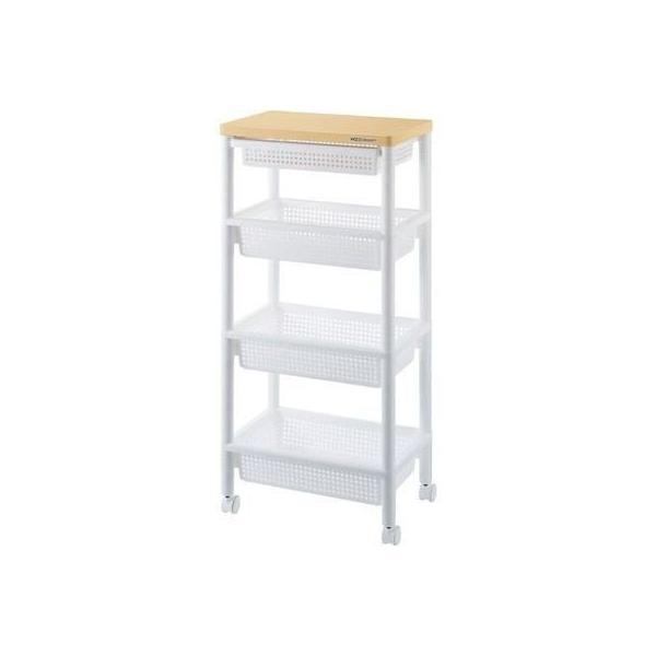 ●木製フラット天板のテーブルワゴン●いろいろなものをまとめて収納、テーブルワゴン●引き出し付きで小物もキレイに収納できる●デスク周りの用紙類や文具、パソコンの周辺機器の備品などに●ストック食材やよく使うキッチンツールなどをまとめて収納できる...