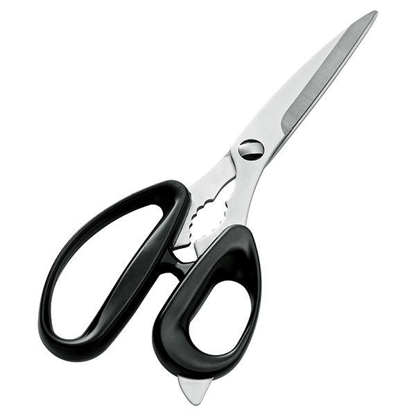 プログレード やさしい調理バサミ PGS-10●包丁メーカー(下村工業)が作っているので高品質です。食材が滑らずしっかりと切れるステンレスのハサミです。ハサミを分解できるので、お手入れも簡単！軽くて女性でも握りやすいハンドル形状！缶蓋開け付...