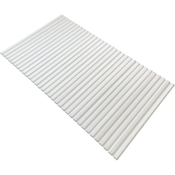 Ｌ−１５WH ホワイト●軽量タイプのシャッター式風呂フタです。軽量タイプで軽いので、お子様や年配の方にも開け閉めしやすい。防カビ加工で衛生的・お手入れも簡単です。プラスチックを再利用した環境にやさしい素材でつくられています。《注意事項》・商...