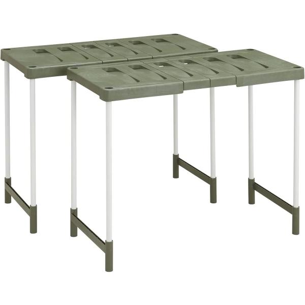 棚板がすのこ状になっているので、通気性は抜群で安心出来ます。高さは補強脚の向きを上下反対に差し込むことで2段階に変えられます。（63・68cm）幅は76.5~92cmの間での調節が可能になります。設置場所に合わせて調節することが出来るので様...