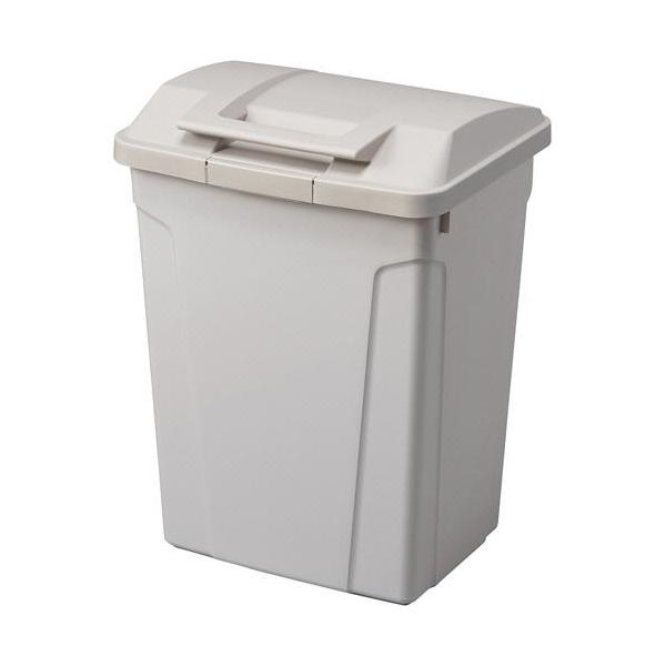 アスベル ハンドル付分別ペール７０Ｌ ライトグレー ごみ箱 ゴミ箱 ダストボックス フタ付 ロック付 屋外対応 袋止め付ハンドル付分別ペール７０Ｌ ライトグレー●屋外の分別に最適なダストボックスです。片手で開閉できる大型ハンドル付きです。フ...