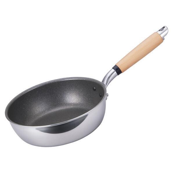 ★ 内面はダイキンの Silkware SD高固形分、高粘度の塗料をドット状に塗装。表面に凹凸をつけ、より優れた耐磨耗性を実現しました。★ 料理のプロに選ばれるSilkwareとは?Silkwareは、厨房用塗料で50年の実績を持つダイキン...