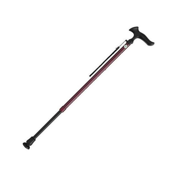 かるがもＥ 伸縮Ｓ．Ｍ兼用 RD レッド●斜めから突いても安定感のあるDX先ゴムを採用した歩行杖です。右手左手どちらの手にもなじむ握りやすく疲れにくいオリジナルグリップです。グリップにはエラストマー樹脂を採用しているので、グリップが水に濡れ...