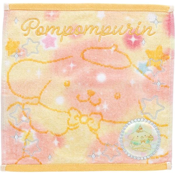 丸眞 ミニタオル ゆらめきプリン サンリオ ポムポムプリン ハンカチ キャラクター 綿100％ キッズ プレゼント ギフトミニタオル ゆらめきプリン●ポムポムプリンのデザインがかわいいミニタオルです。【 綿100％ 】綿100％なので、心地...