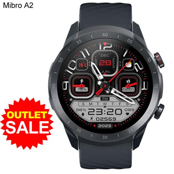 ★新品正規品・廃盤モデルアウトレットセール・外箱の状態（多少汚れ、開口部少し破れ等）はご了承ください。・返品不可品Mibro A2（ミブロ A2）は、軽量な金属製ボディと大型1.39インチHDディスプレイが特徴のスポーティなスマートウォッチ...