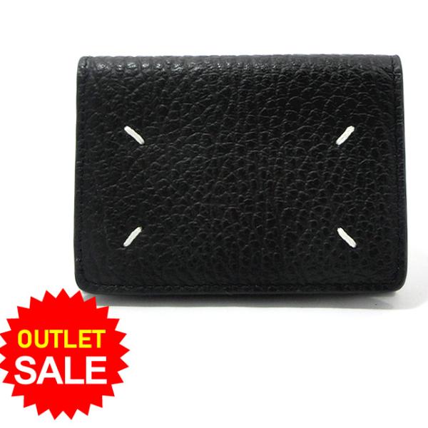 ★新品在庫品・現品限りアウトレットセール・BOX表面にテープの剥がし跡があります。その他は綺麗な状態です。・写真はすべて現品です。・返品不可品Maison Margiela メゾン マルジェラ Three Fold Wallet スリー フ...