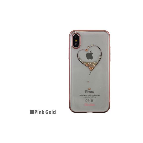 スワロフスキー・クリスタルをふんだんに使用したiPhoneXS/X対応ハードケースが登場！上品で愛らしいハートが特徴的なクリアタイプのケースです！ケースを装着したままライトニングケーブルやイヤホンの接続が可能！充電し放題！音楽聞き放題！スト...