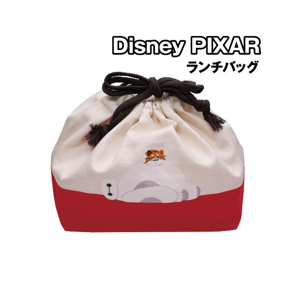 ディズニーキャラクター/ベイマックスデザインのランチバッグです。巾着状のランチバッグ。お弁当を包んで持ち運び。マチが大きくお弁当を水平にしっかり入れやすい底面が広い巾着タイプ。お弁当等で使う定番のアイテムです。メーカー：大西賢製販素材：綿1...