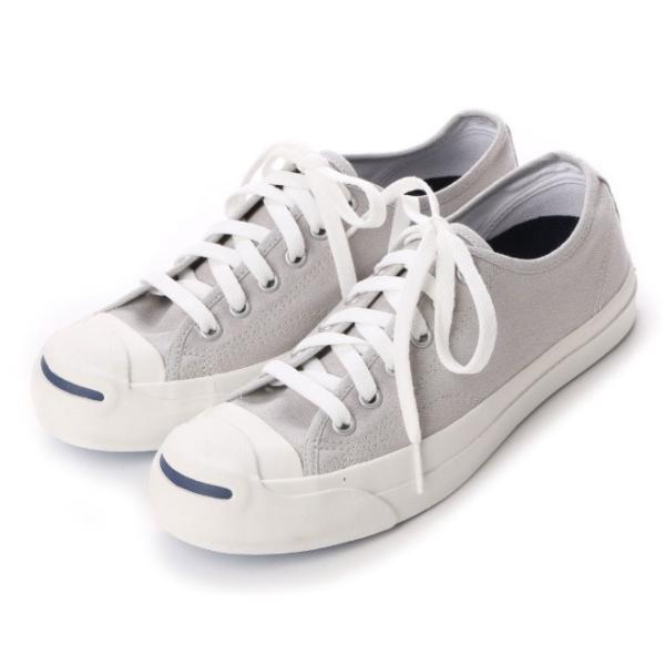 商品詳細ブランド：CONVERSE（コンバース）シリーズ：JACK PURCELL（ジャックパーセル）品番：1CJ608カラー：ライトグレー（LIGHTGRAY）素材：アッパー（表素材）：キャンバス（布）アウトソール（靴底）：ラバー（ゴム）...