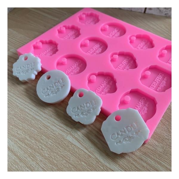 【使用用途】ハンドメイドに最適・３Dプレミアム・むにむにもちまる・レジン・アロマキャンドル・石膏 ・手作り石鹸 ・樹脂粘土CANDLE、DIFFUSER、ORNAMENT型サイズ（モールドサイズ）縦 約13.5cm（2.5cm）×横 約10...