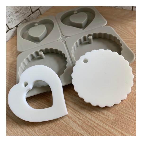 鏡面加工モールド【使用用途】ハンドメイドに最適・３Dプレミアム・むにむにもちまる・レジン・アロマキャンドル・石膏 ・手作り石鹸 ・樹脂粘土型サイズ（モールドサイズ）縦 約16.5cm（上段7cm・下段6.7cm）×横 約15cm（上段6cm...