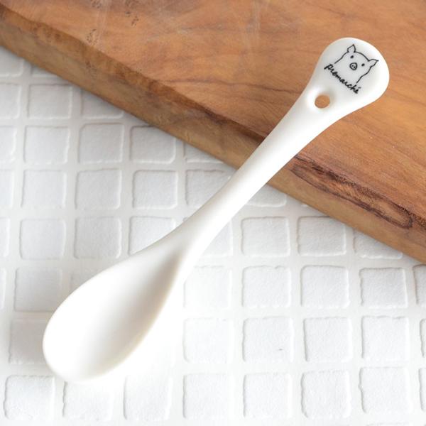 とても口当たりのよい形状の森修焼スプーンです。お子様用のスプーンとしてはもちろん、スイーツを食べるときやティースプーンとしても◎プレマスタッフでグラフィックデザイナーの矢田香織さんのとびきりキュートな動物のイラストを森修焼にのせました。文字...