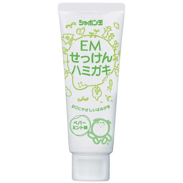 香料・色素・防腐剤を一切使用していない無添加石けんをベースにした、石けんハミガキです。合成界面活性剤、サッカリン、防腐剤を一切使用しておりません。 成分： 研磨剤（炭酸カルシウム）、基剤（水）、湿潤剤（ソルビトール）、研磨剤（シリカ）、発泡...