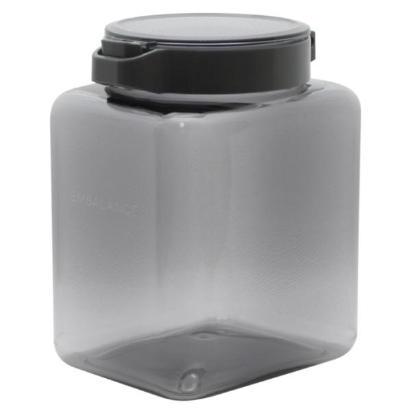 ワンプッシュでオープン！UVカット加工のため、コーヒー豆など、紫外線に弱い食品の保存にぴったりです。ナッツ類や乾物、お茶パックなどにも。開口部が広く、内部のすみずみまでお手入れがしやすくなっています。■サイズ：105×130×164mm■紫...