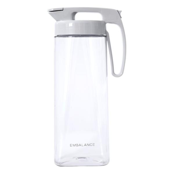 レバーの上下でフタの開閉。フタとパッキンが一体化したお手入れ簡単・清潔なタテヨコピッチャーです。■サイズ：103×152×高さ305mm（フタが1.6Lと2.1Lと同じ大きさの為、共用可能です）■日本製