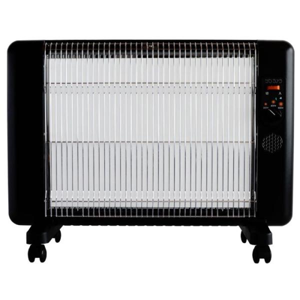 空気を汚さず部屋をまるごと暖める「サンラメラ」■消費電力：約200 ／ 400 ／ 600W■寸法／重量：幅560×奥行220×高さ413mm　5.7Kg■暖房能力：4畳から8畳■電源ケーブル：2.5m■生産国：日本■メーカー保証：製造から...
