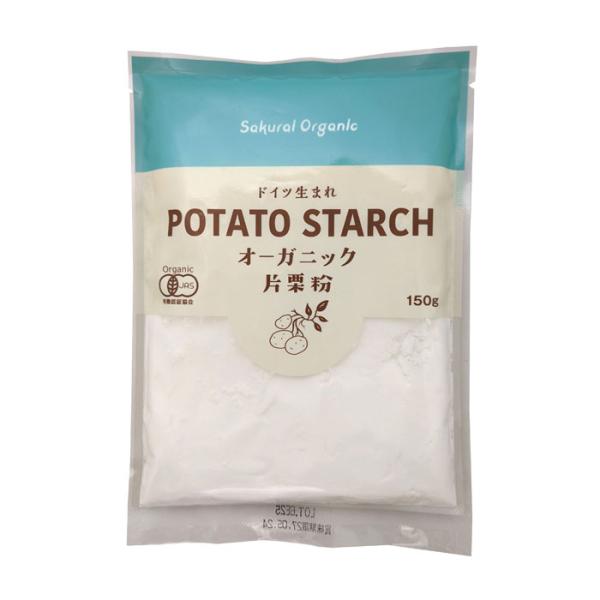 ドイツ産有機馬鈴薯でん粉100％使用のかたくり粉国産の片栗粉よりもきめが細かいのでとろみが均一でなめらかに仕上がり、口当たりの良い上品な仕上がりになります。から揚げや、あんかけなどに。原材料：有機馬鈴薯でん粉[有機馬鈴薯(ドイツ)]製造日か...