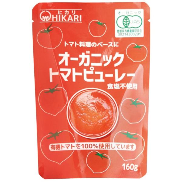 有機トマトをおよそ3倍に濃縮した有機JAS認証のトマトピューレーです。食塩不使用でいろいろな料理にお使いいただけます。真っ赤に完熟した海外産有機トマトと国産有機トマトを使用しています。食塩は使用していません。酸味料、pH調整剤は使用していま...
