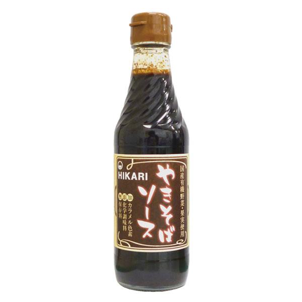 国産有機野菜・果実が持つ自然の甘さを生かし、化学調味料・カルメル色素等を使用せずに有機糖蜜、さいしこみ醤油、オイスターエキスと魚醤で作った焼きそばソースです。【F】 原材料： 有機野菜・果実（たまねぎ、トマト、にんじん、みかん、にんにく、レ...
