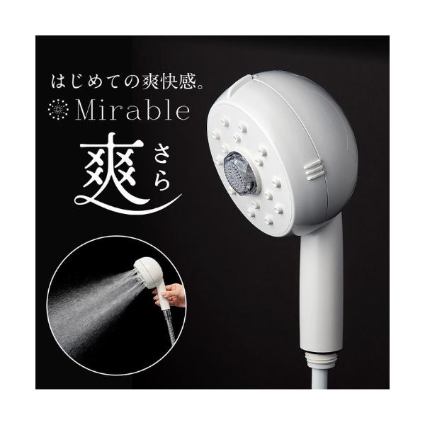 ミラブル爽（さら）--------------------------------おすすめする年齢層：〜30歳　肌質や肌の状態：脂性肌／普通肌　商品の特長：●身体の広範囲に届くトルネードミスト●一気に洗い流せるドームストレート●サイエンス独...