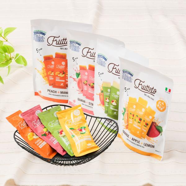 ■商品情報■Frutteto フルッテート 200g(40g×5包)定価（税抜き）634円イタリア語で 「 果樹園 」 という意味のブランド名です。フルーツ100％で水不使用、砂糖不使用、添加物不使用！★3袋セット：211401101680...