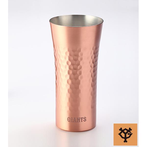 全国のG党へ捧げる、読売ジャイアンツス公認【銅製タンブラー】ジャイアンツが勝利した日はこのタンブラーで勝利の美酒で祝杯を！冷たいお飲み物をより美味しく！古くから高級金属加工の産地、新潟県燕市の職人による手磨きタンブラーです。銅製品食器、手磨...