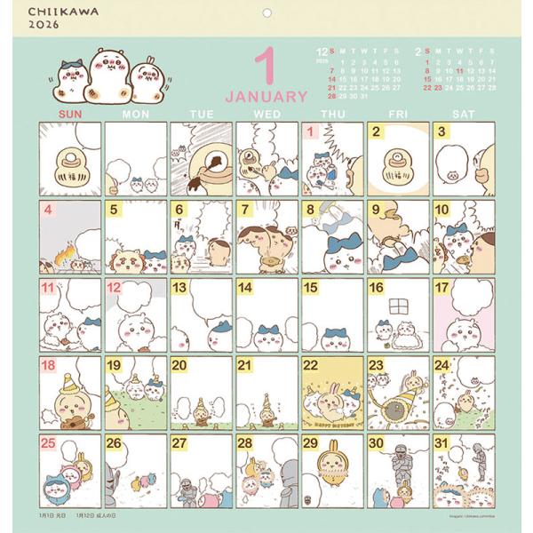 【発売日：2025年09月20日】爆買 2026年最初のグッズは特大カレンダーでキマリ！大好きキャラのカレンダーで2026年最初のグッズはキマリ！一年間キャラクターで部屋を埋めつくす事こそファンの使命！あのストーリーの感動をメモリアルに！中...