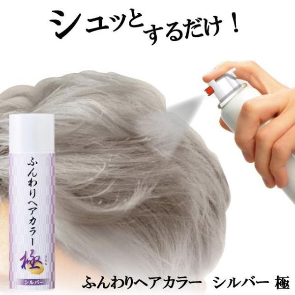 ふんわりパウダーでボリュームアップ！美しいシルバーヘアへ！・・・まだら髪・黄ばみを美しいシルバーヘアへ！大人気商品「ふんわりヘアカラー シルバー」 を容量150ｇ、美髪成分を17種類に増やしてリニューアル！しかも価格据え置きです。★色味がま...