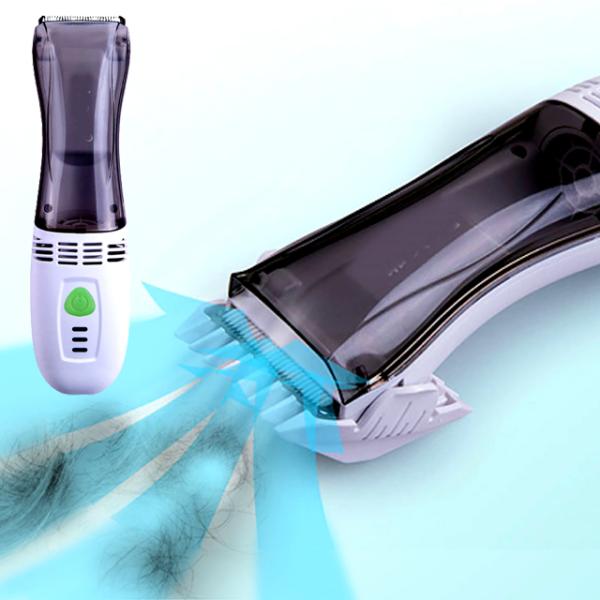 床屋さん泣かせのベストバイ！！ここまでラクになった家庭用電動バリカン！散髪の後の下に散らかる毛クズをバリカンしながら下に落とさず本体に吸引！後片付けまで含めた家散髪の時間が大幅短縮！コレなら後々の事を考えて気が進まなかった家散髪もいつでもO...