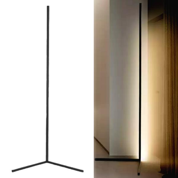 コーナーライティングフィット！壁に沿ってL字型に設置できる！優しい直線光で壁側をライトアップ！シンプル＆スリムLED間接照明！”光の柱”を壁際に立てる！直線光によるルームムーディーコーディネート！無駄のないインテリアスタンド！シンプルなスト...