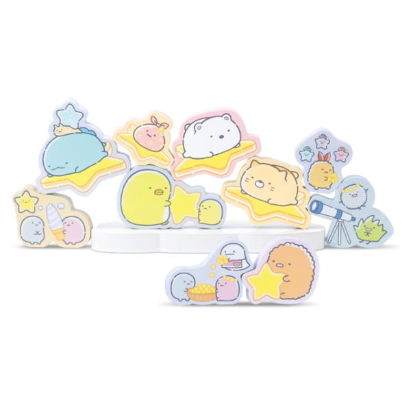 【発売日：2022年11月15日】つみかたイロイロ！ほしぞらをテーマにしたふんわりしたすみっコの世界をつみきで作ろうよ！ほしぞらをテーマにした優しいデザインのすみっコぐらしの積み木。自分の好きな配置で飾ってみたり、すみっコとみにっコ達を重ね...