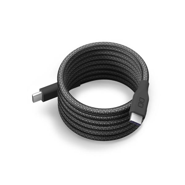 ●パチッとまとまる240W USB Type-Cケーブル外でも家でも整頓上手パチッとまとまる240W USB Type-Cケーブル ケーブル全体が磁力でまとまるので、パチッときれいに収納が可能です。 PC周りやリビングでのケーブル環境がスッ...
