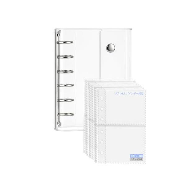 A7A7透明タイプ/2ポケット片面リフィル6×6.9cm/-・Size:1ポケット片面リフィル13.0×6.9cmColor:A7透明タイプ・パッケージ個数:1・学校やカフェで友だちとシェア ジャンル別に仕分けできるから、欲しいシールがすぐ...