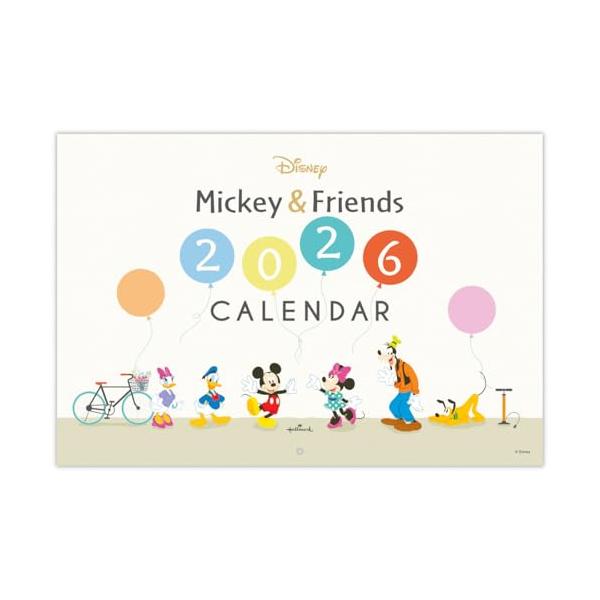 壁掛ミッキー/-/845346・Style:壁掛・パッケージ個数:1・サイズ220×322mm　開いたサイズ440×322mm・枚数見開き13ページ・仕様ホチキス綴じ/祝日表記：英語表記・その他たっぷりの書き込みスペースがうれしい二つ折りの...