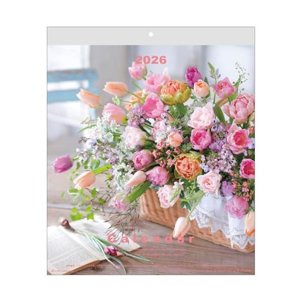 -/-/26ACL-03・パッケージ個数:1・ナチュラルで美しい花達をお楽しみ下さい。・綴じ枚数13枚綴り表紙含む・サイズ 310×370mm・日付期間 2026年1月〜2026年12月・原産国日本 仕様日曜始まり / 六曜入り / 紙製バー使用