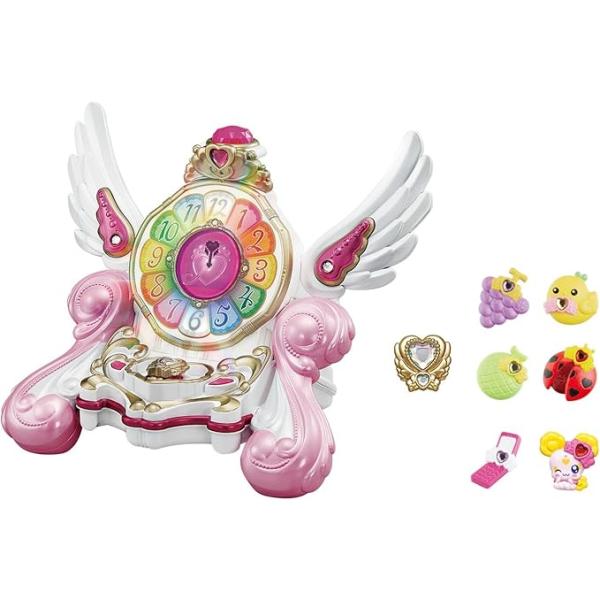 スマイルプリキュアのロイヤルクロック5人のプリキュアとキャンディの最終パワーアップ攻撃のなりきりあそびや時計あそびが可能。またキュアデコル全種認識でキュアデコルを使ってミニゲームを楽しむことも可能。